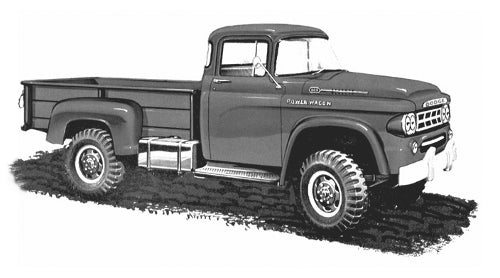 1958-1960 D/W100/200/300 Power Giant & Town Wagon Parts – Vintage Power ...