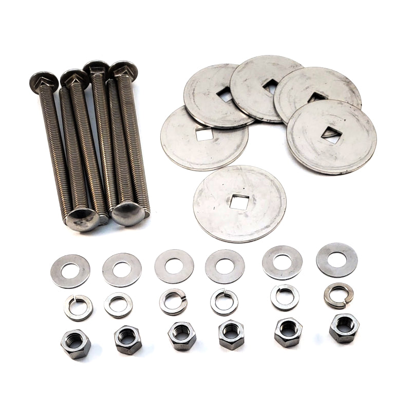 New 1946-50 Flat Fender Power Wagon Bed Mounting Bolt Kit - Unpolished ...