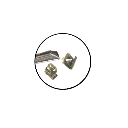 New Closed Cab Non-Wing Vent Window Glass Sweeps Set - 24-1/2" Sweeps ...