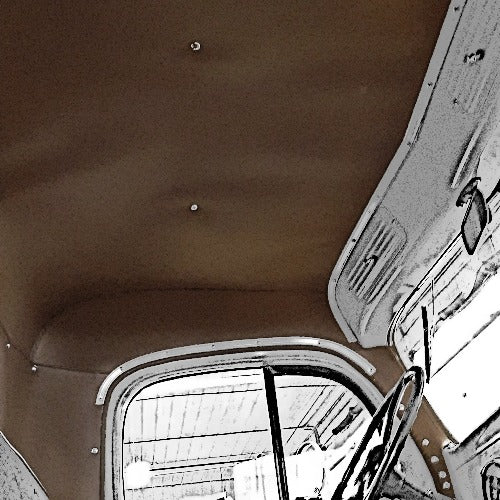 New Closed Cab 6 Piece Headliner Kit - Brown - PWHLBR – Vintage Power ...